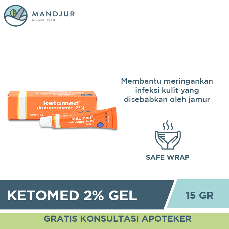 Ketomed 2% Gel 15 Gram — Apotek Mandjur