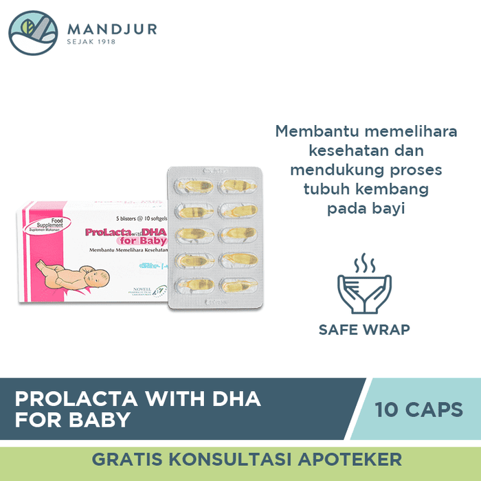 Prolacta With DHA For Baby 10 Kapsul — Apotek Mandjur