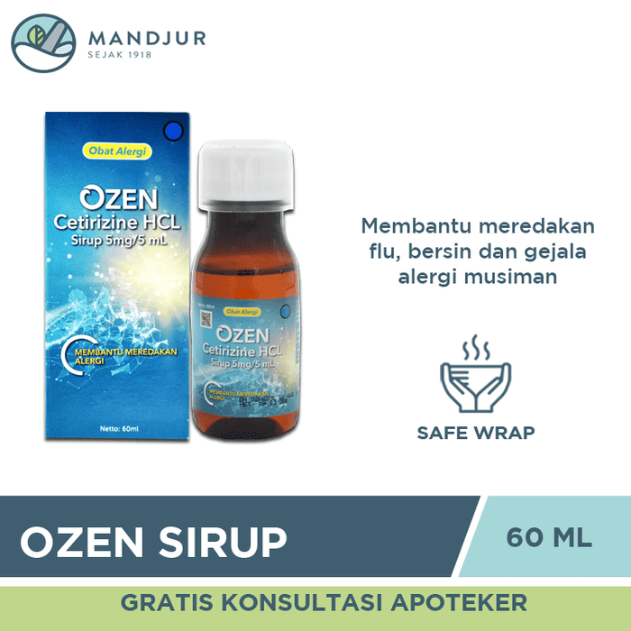 Ozen Syrup 60 mL — Apotek Mandjur