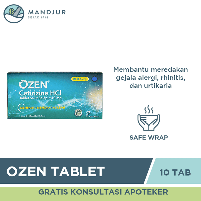 Ozen 10 Tablet — Apotek Mandjur