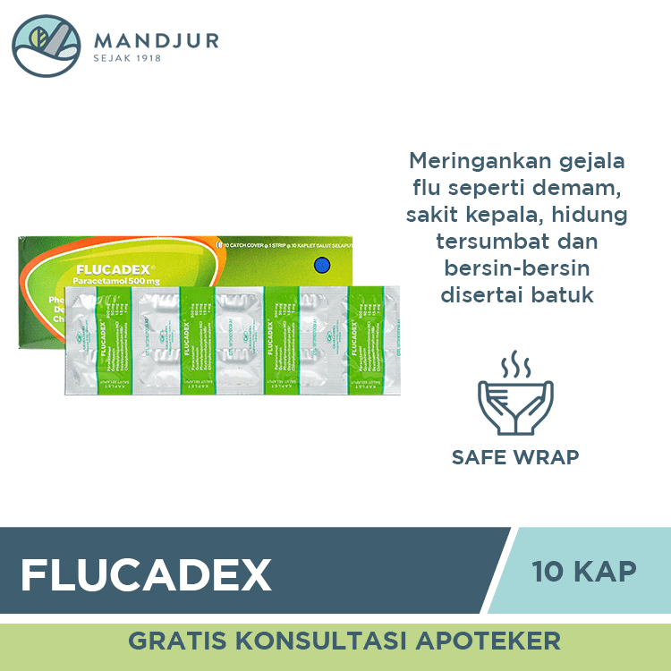 Flucadex 10 Kaplet — Apotek Mandjur