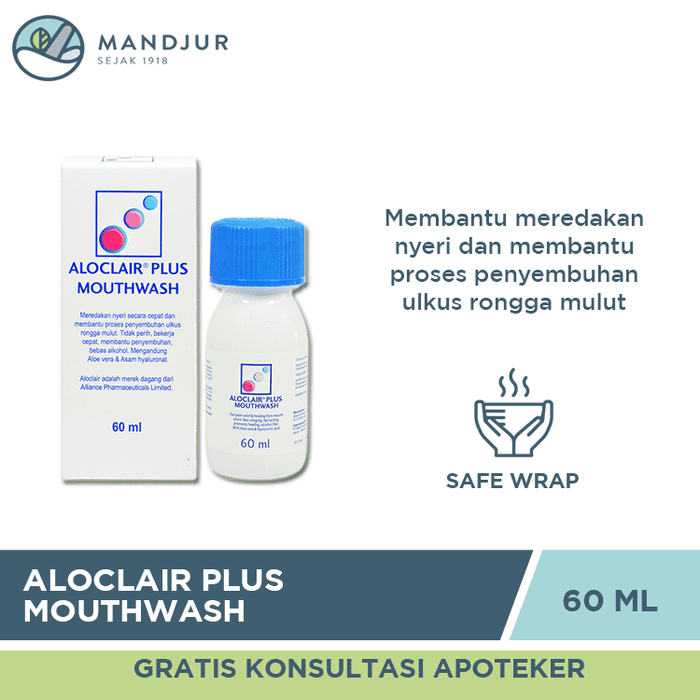 Aloclair Plus Mouthwash 60 mL — Apotek Mandjur